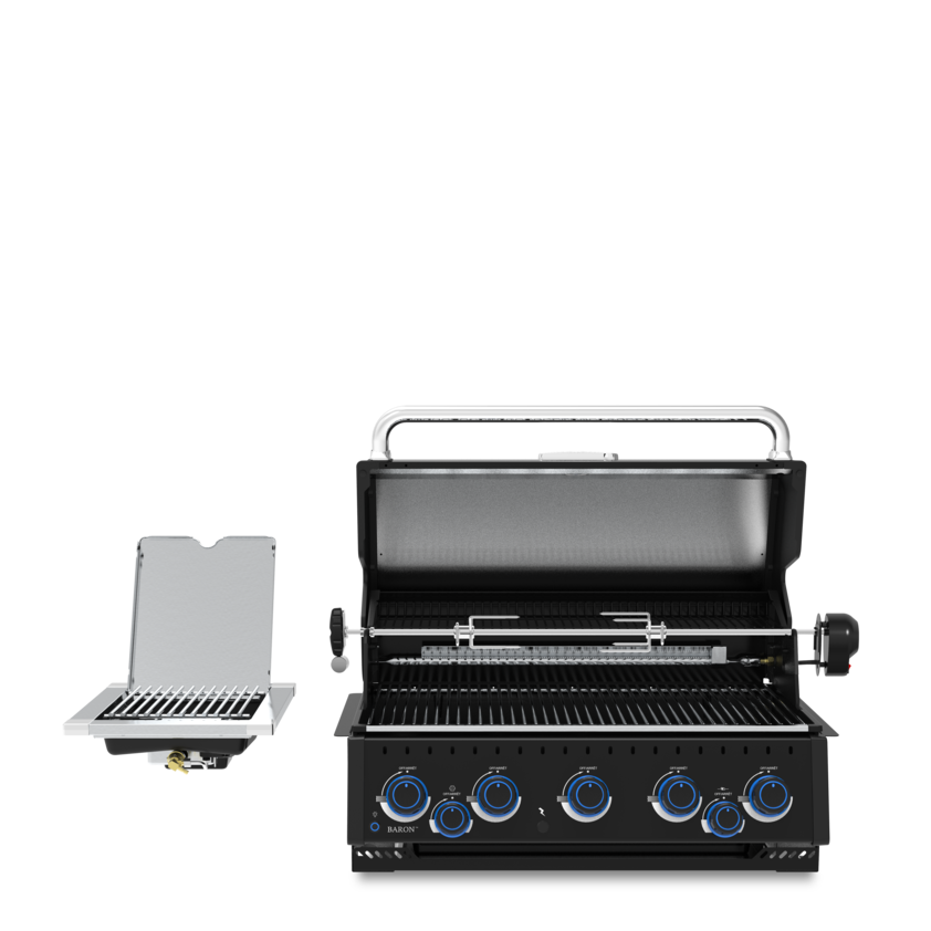 Broil King Baron 590 IR Shadow BI-32 naturel | BBQ encastrable - BBQ ...
